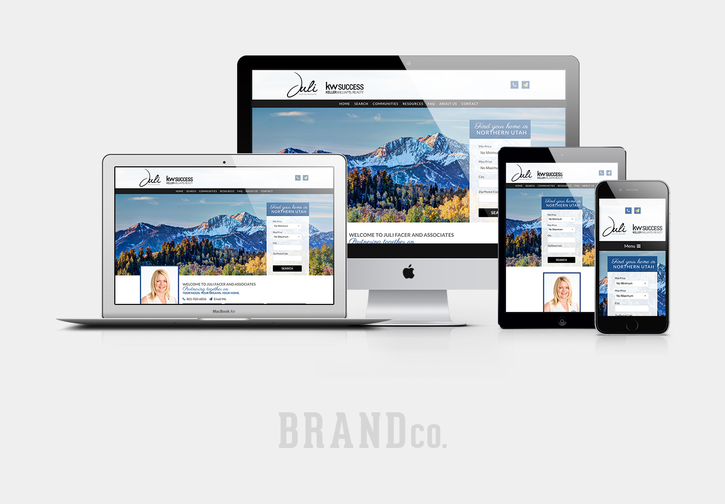 Responsive Refresh for Juli Facer - BRANDco.